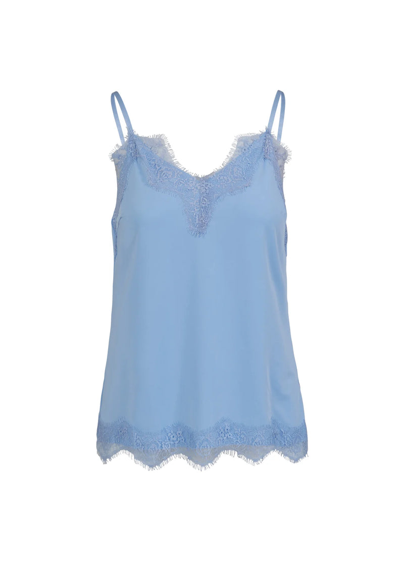 Cc Heart Rosie Lace Camisole Top Light Blue Byhunterminx