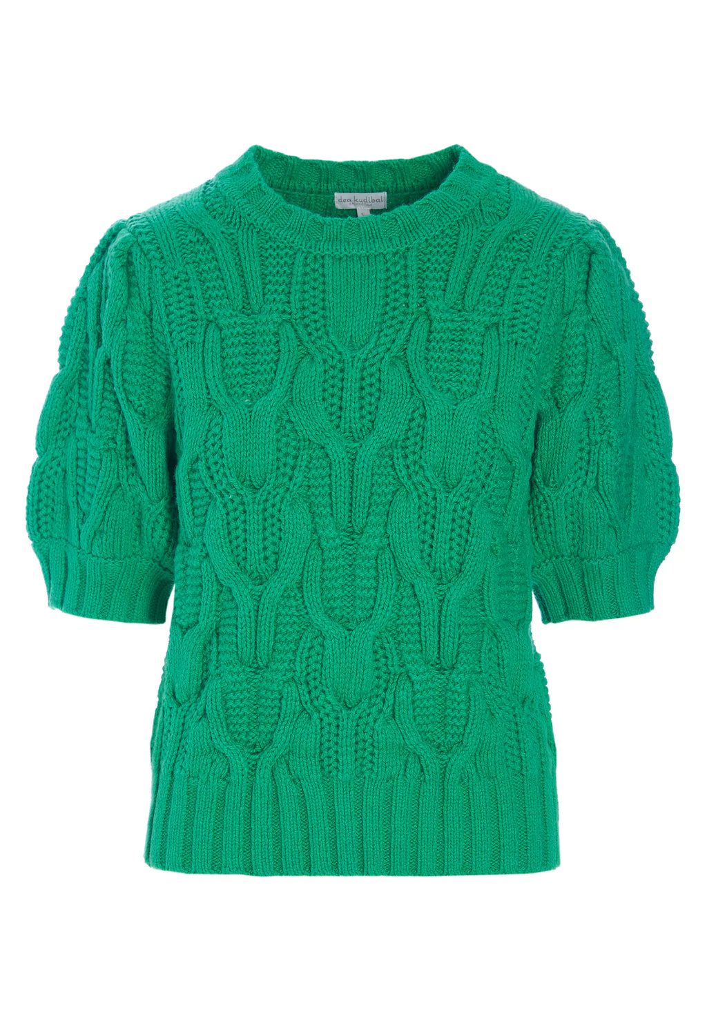 Dea Kudibal - Melody Knit with Cable Stitch in Parakeet Green ...