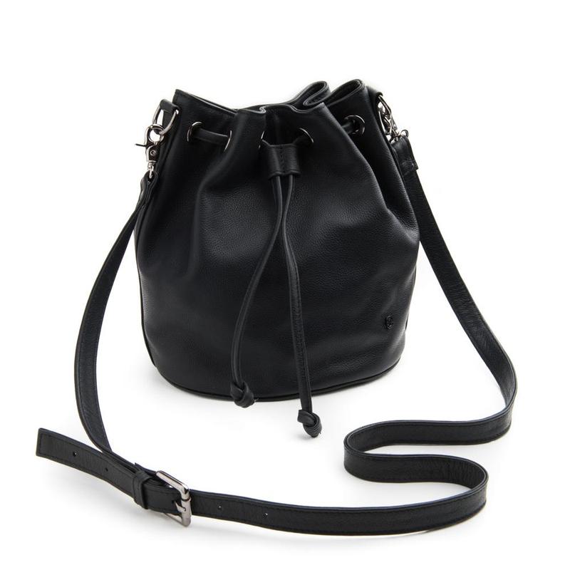 STITCH AND HIDE - Olivia Bucket Bag - Black – byhunterminx